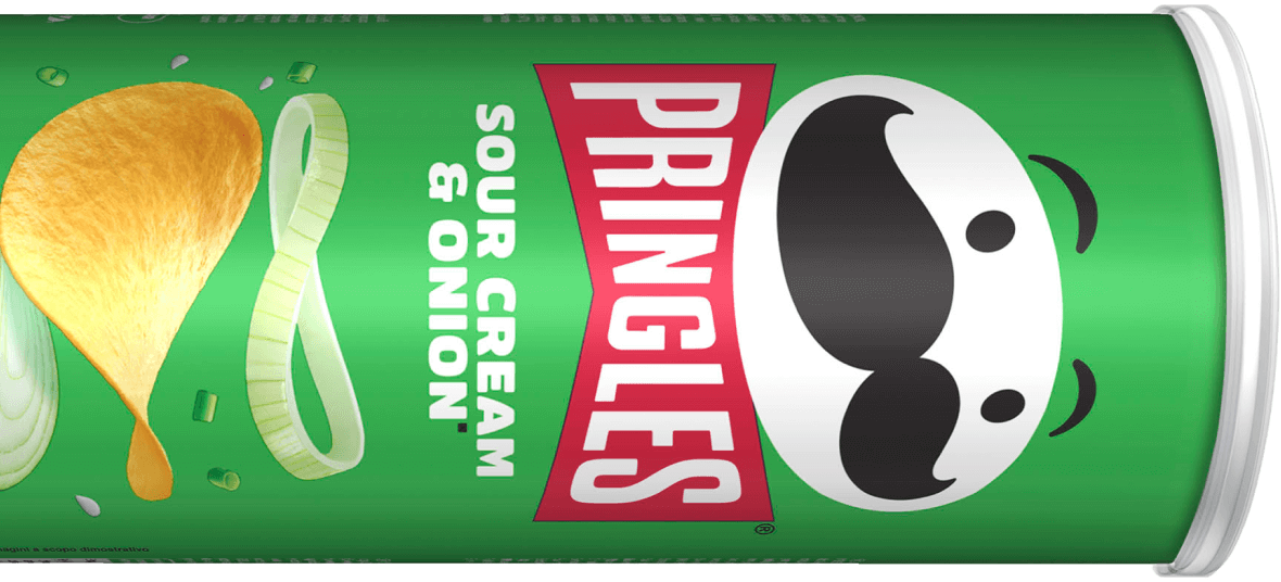 evolution du logo pringles